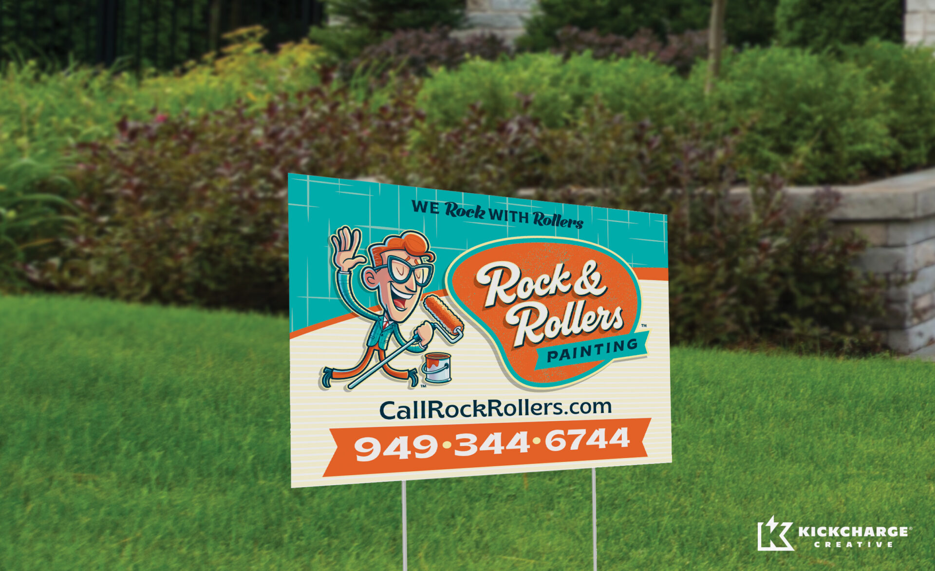 Rock & Rollers Painting - KickCharge