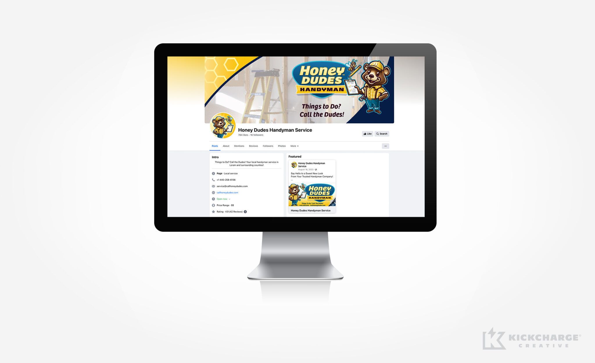 Honey Dudes Handyman Case Study | KickCharge Creative