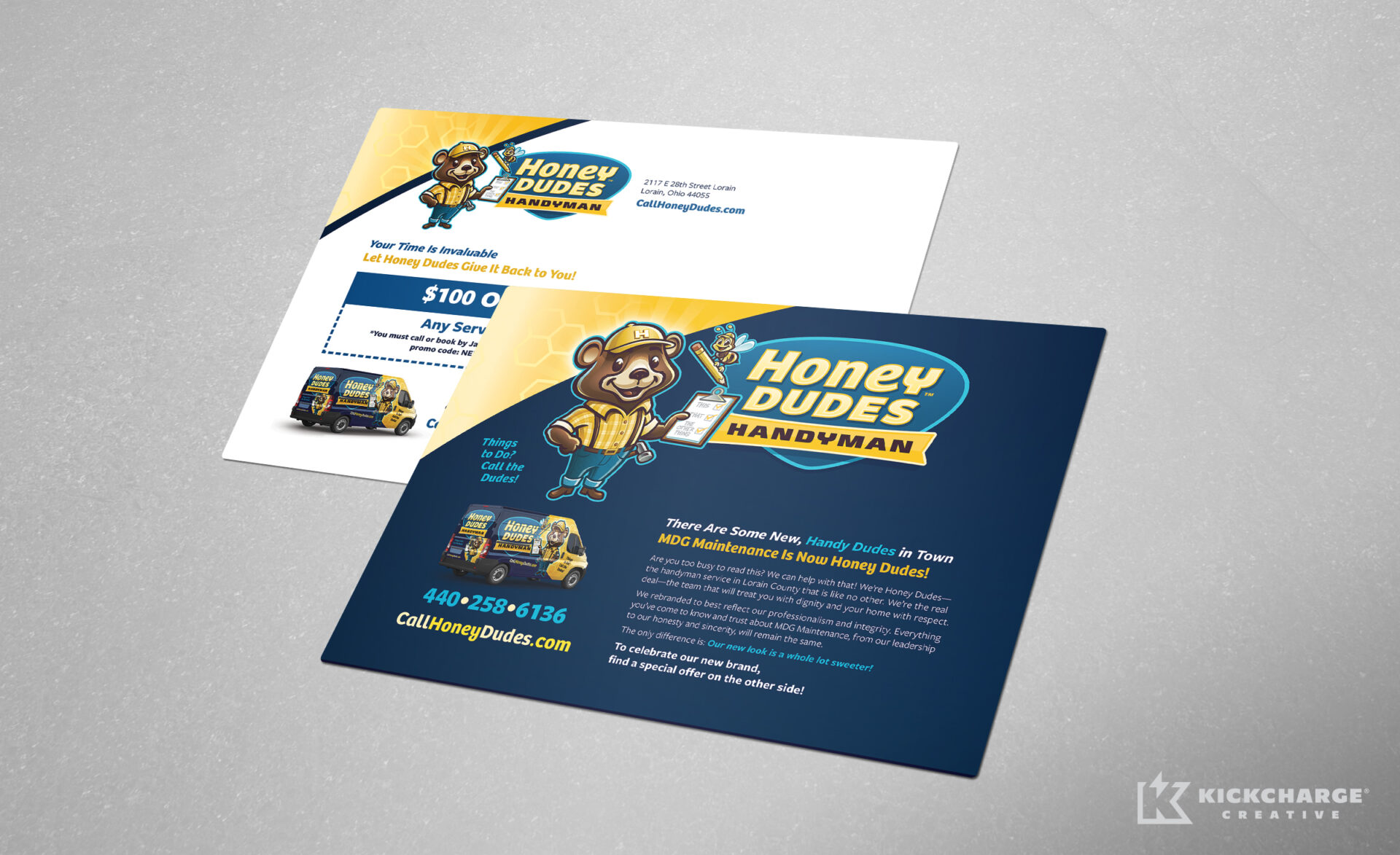 Honey Dudes Handyman Case Study | KickCharge Creative