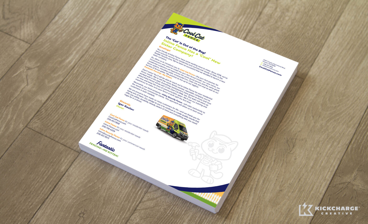 Cool Cat Fence Case Study | KickCharge Creative