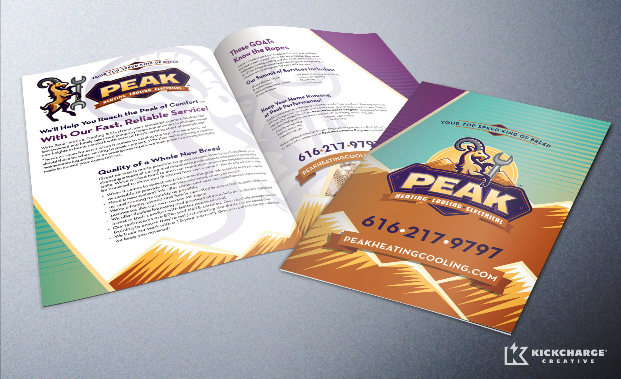 Peak Heating, Cooling, & Electric - KickCharge