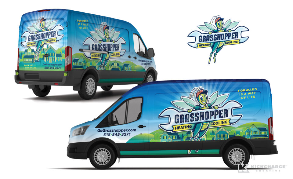 Service Truck Wraps - Truck Wrap Design | KickCharge Creative