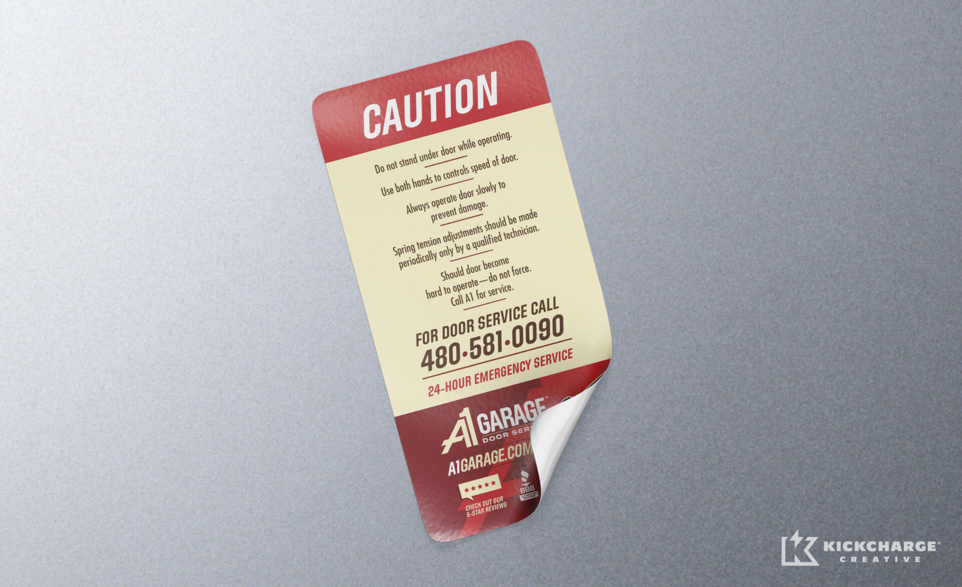 Learn How KickCharge Revamped A1 Garage Door Service's Brand