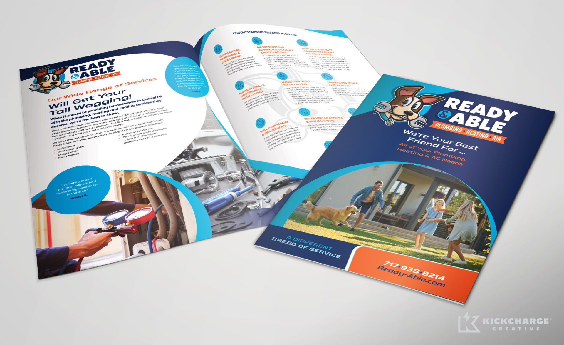 Ready & Able Plumbing, Heating & Air - KickCharge