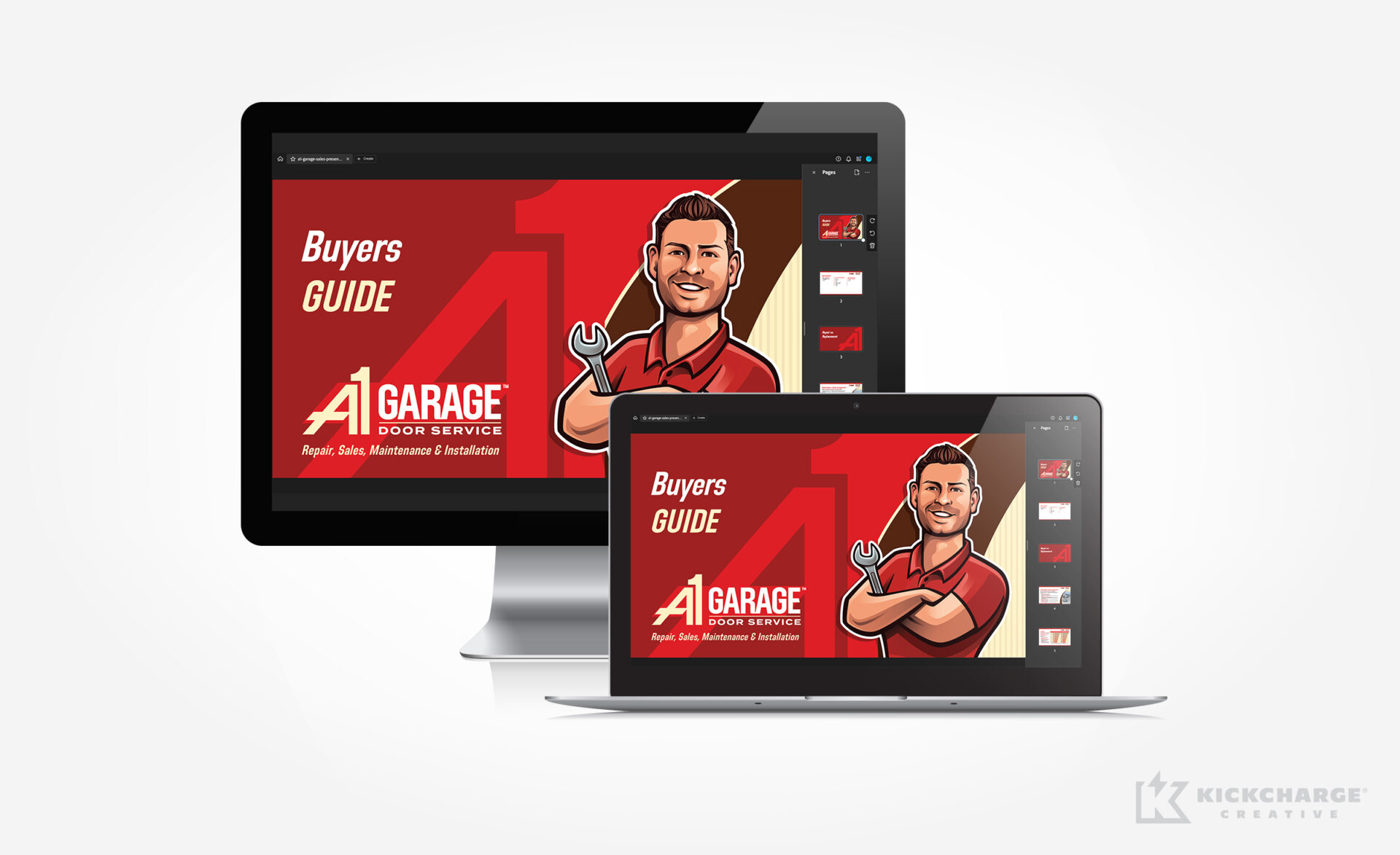 Learn How KickCharge Revamped A1 Garage Door Service's Brand