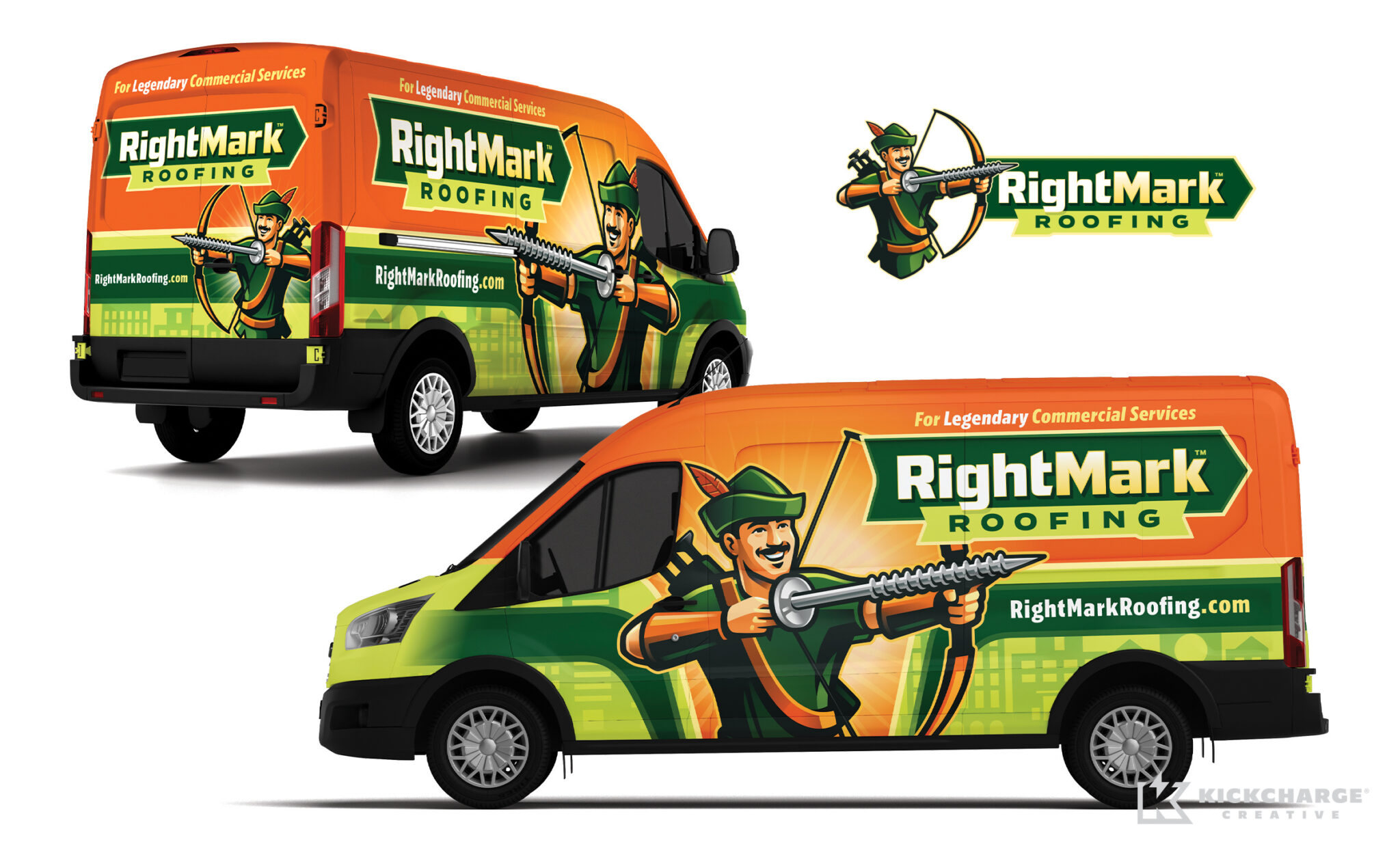 Service Truck Wraps - Truck Wrap Design | KickCharge Creative